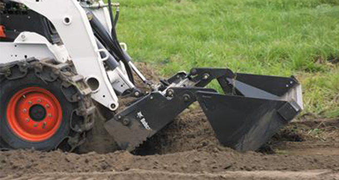 Bobcat Combination Bucket - 44" » Streacker Tractor Sales, Inc.